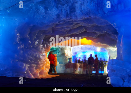 Switzerland Valais Zermatt Ice Wine tasting in the Klein Matterhorn ice ...