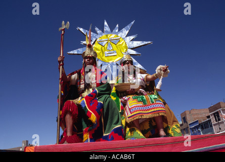 Manco Capac - Puno Week festival, Puno, PERU Stock Photo - Alamy