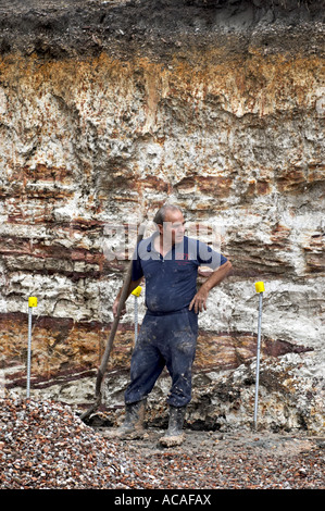 Construction Site Excavation Labourer Stock Photo - Alamy