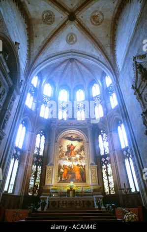 Inside Interior of Basilica di Santa Maria Maggiore. The church is ...