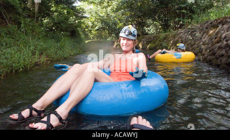 Tubing ditch or flume tube Kauai Hawaii Stock Photo - Alamy