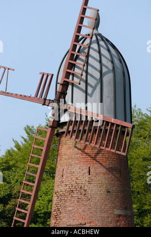Haigh Windmill in Wigan Stock Photo - Alamy