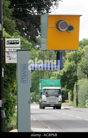 A truvelo speed camera which takes images of cars from the front thus ...