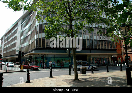 Peter Jones department store in Sloane Square in Chelsea Stock Photo ...