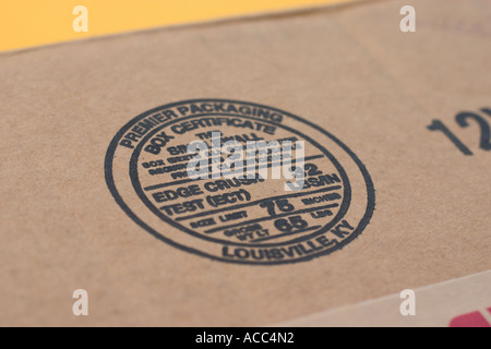 box certificate label Stock Photo - Alamy