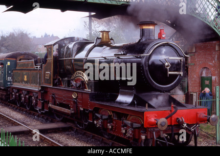 GWR City class locomotive City of Truro during a visit to the Mid Hants ...