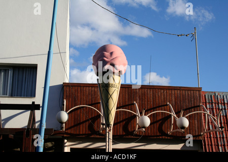 giant ice cream sign Stock Photo - Alamy