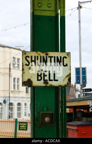 A Railway Shunting Bell Sign Stock Photo - Alamy