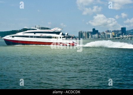 Jetfoil, transportation between Macau and Hong Kong Stock Photo - Alamy
