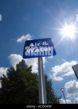 Air and water refill station Stock Photo - Alamy