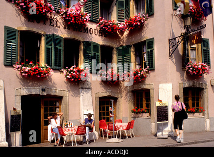 Switzerland Le Landeron Half Timber Historic Town Flowers france part ...