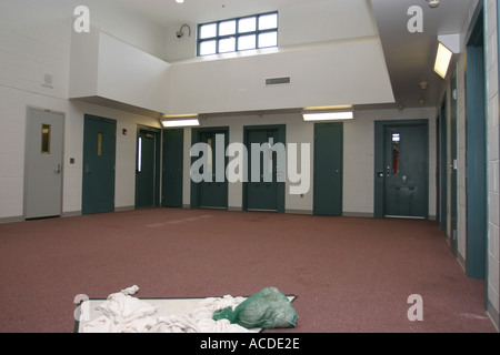 Cell in segregation unit at the Nebraska Correctional Center for Women ...