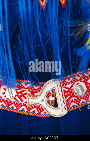 Traditional Lappish clothing close-up Stock Photo - Alamy