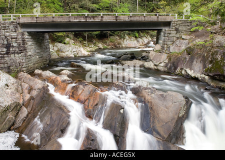 Stream Over Road Stock Photo - Alamy