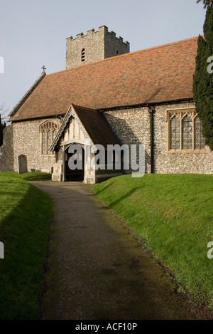 St Mary The Virgin Nonington Kent Stock Photo - Alamy