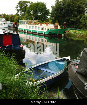 Houseboat at Hazelhatch Co Kildare Ireland Stock Photo - Alamy