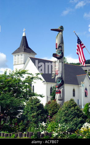 Church, Ketchikan, Alaska, USA Stock Photo - Alamy
