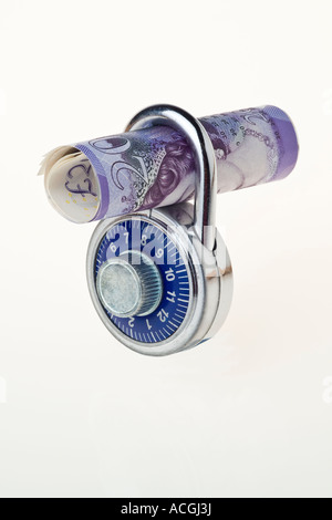 Simple rotary combination number padlock Stock Photo - Alamy