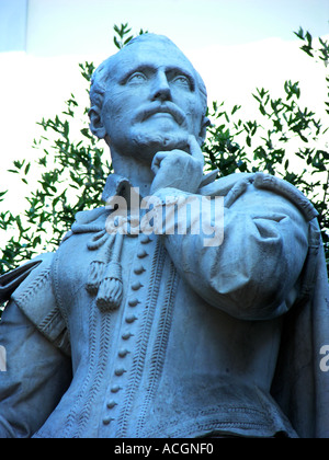 A statue of Torquato Tasso, an Italian poet of the 16th century, born ...