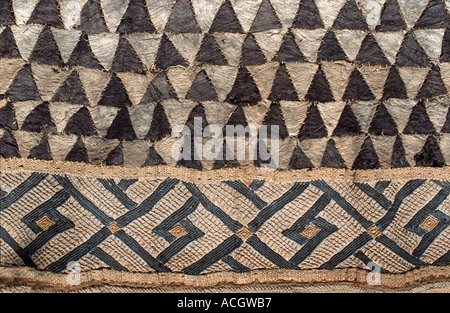 Woven raffia textile from The Democratic Republic of Congo formerly ...