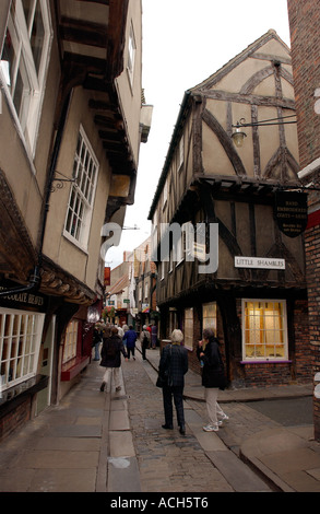 The Shambles - the ancient street of the Butchers of York, which was ...