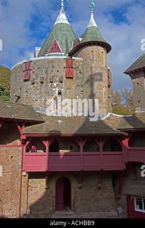 Inside Castell Coch Red Castle Cardiff South Glamorgan Wales Stock ...