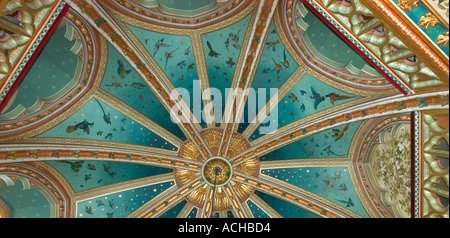 Ornate Ceiling inside Castell Coch, (The Red Castle), Tongwynlais,South ...