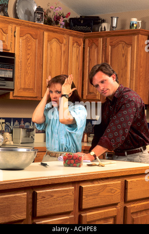 Angry couple arguing Stock Photo - Alamy