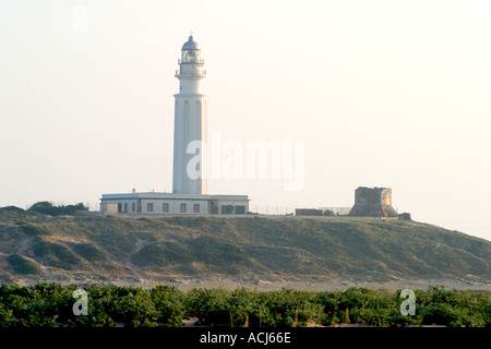 Lighthouse of Trafalgar, Spain Stock Photo - Alamy