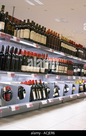 The interior of Systembolaget, the Swedish retail monopoly stores for ...