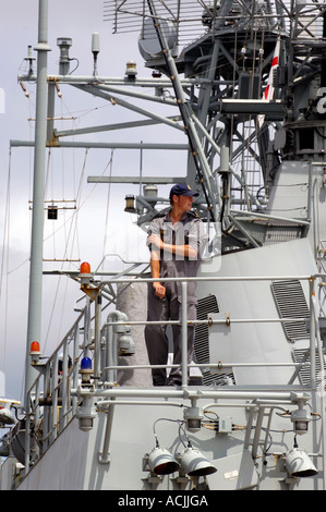 A Royal New Zealand Navy Guard taking part in an International Naval ...