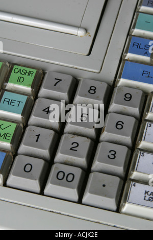 Well used cash register Stock Photo - Alamy