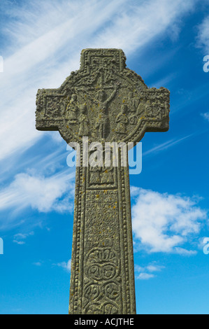 Kilchoman medieval cross, Islay Stock Photo - Alamy