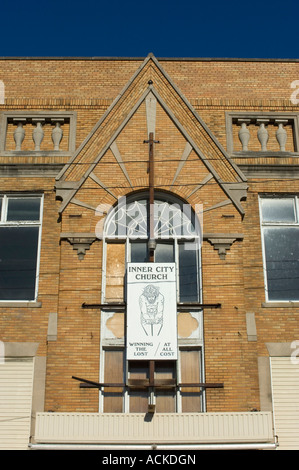 Inner City Church in Flint Michigan USA Stock Photo - Alamy