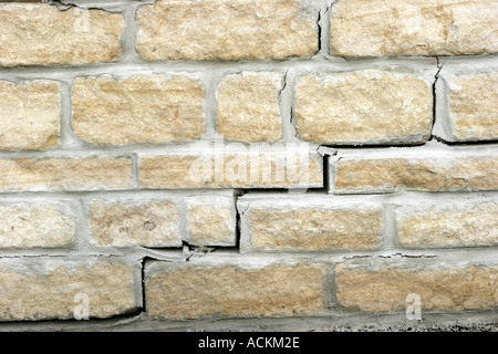 Sample stonework for new build using traditional building methods Stock ...