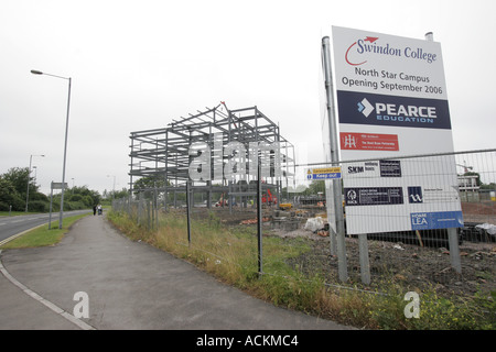 The New College in Swindon, Wiltshire showing the Campus Map Stock ...