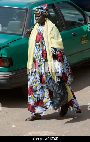 The Gambia Serekunda market woman shopping for vegetables Stock Photo ...