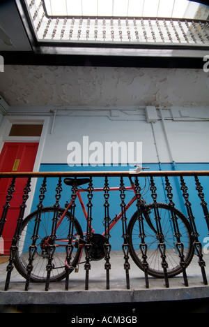 Edinburgh tenement stairwell Stock Photo - Alamy