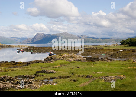 Fishing boats Near Armadale, Sound of Sleat, Isle of Skye Stock Photo ...