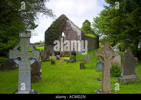 The ruins of New Church Lough Gur Bruff Co Limerick Ireland Stock Photo ...