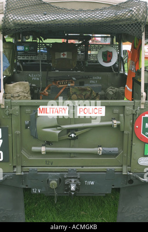 The Land Rover Military Police vehicle is designed for military law ...