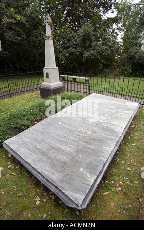 Grave of Marcus Whitman at Whitman Mission National Historic Site Stock ...