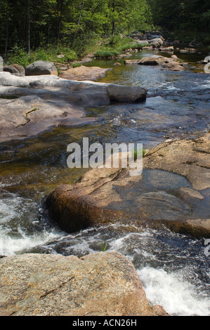 Cold River in Evans Notch of the White Mountains on the Maine and New ...