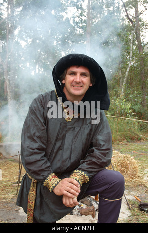 medieval trader in costume dsc 1173 Stock Photo - Alamy
