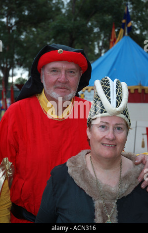 elderly grey merchant noble man husband wife medieval festival dsc 1192 ...