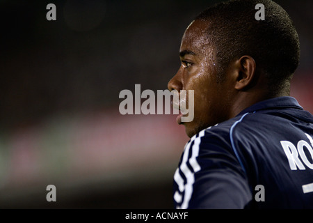 Portrait of Robinho, Real Madrid Player Stock Photo - Alamy