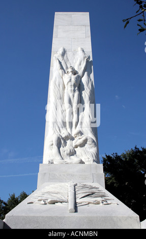 The Memorial to Heroes of Texas Independence, statue Alamo Plaza Texas ...