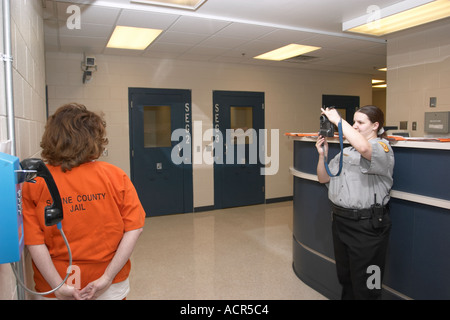 Jail Booking Photographing inmate being booked Saline County Sheriff s ...