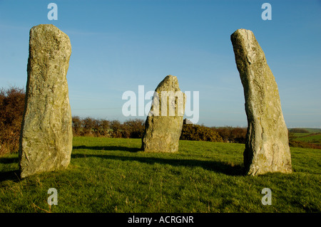 Neolithic, Standing Stone, Llanfechell, Anglesey, North Wales, United ...