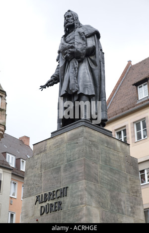 Albrecht Dürer Monument, Albrecht Dürer Platz, Nuremberg, Germany Stock ...